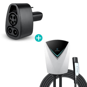 Lectron CCS to Tesla EV Adapter (300A / 500V) + Level 2 NACS Tesla V-B ...