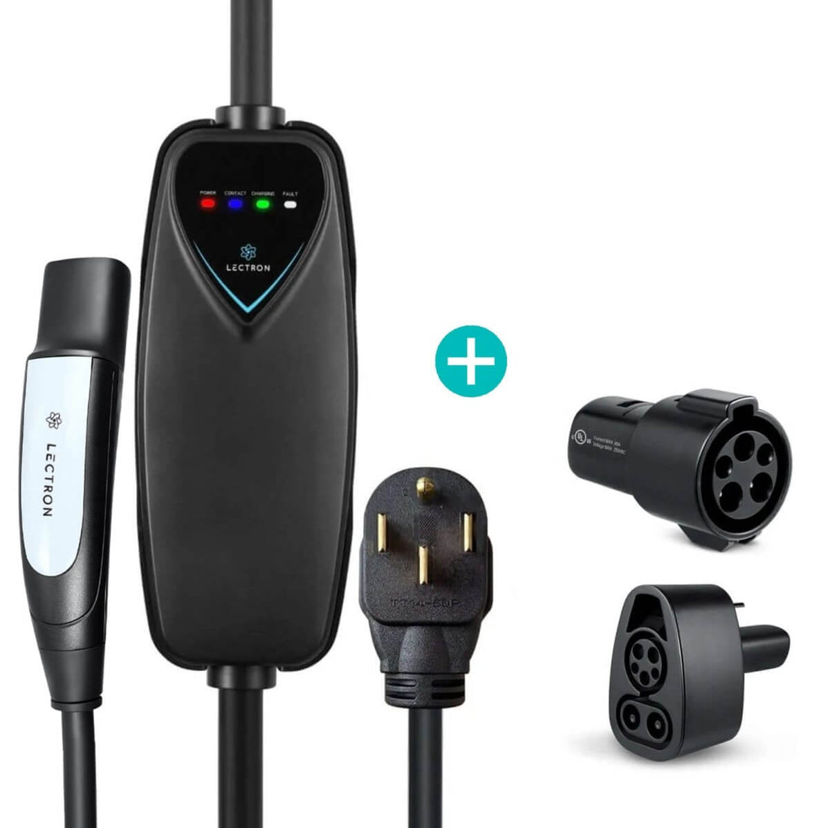 Lectron Portable Level 2 Tesla Charger + CCS to Tesla Adapter + J1772 ...