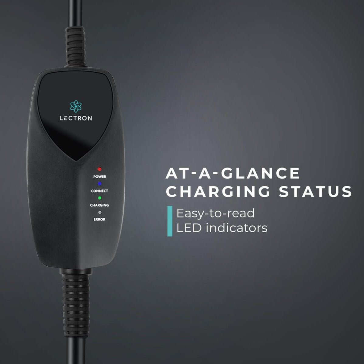 Lectron Portable Level 1 J1772 EV Charger (WiFi) with App Control | 12 ...