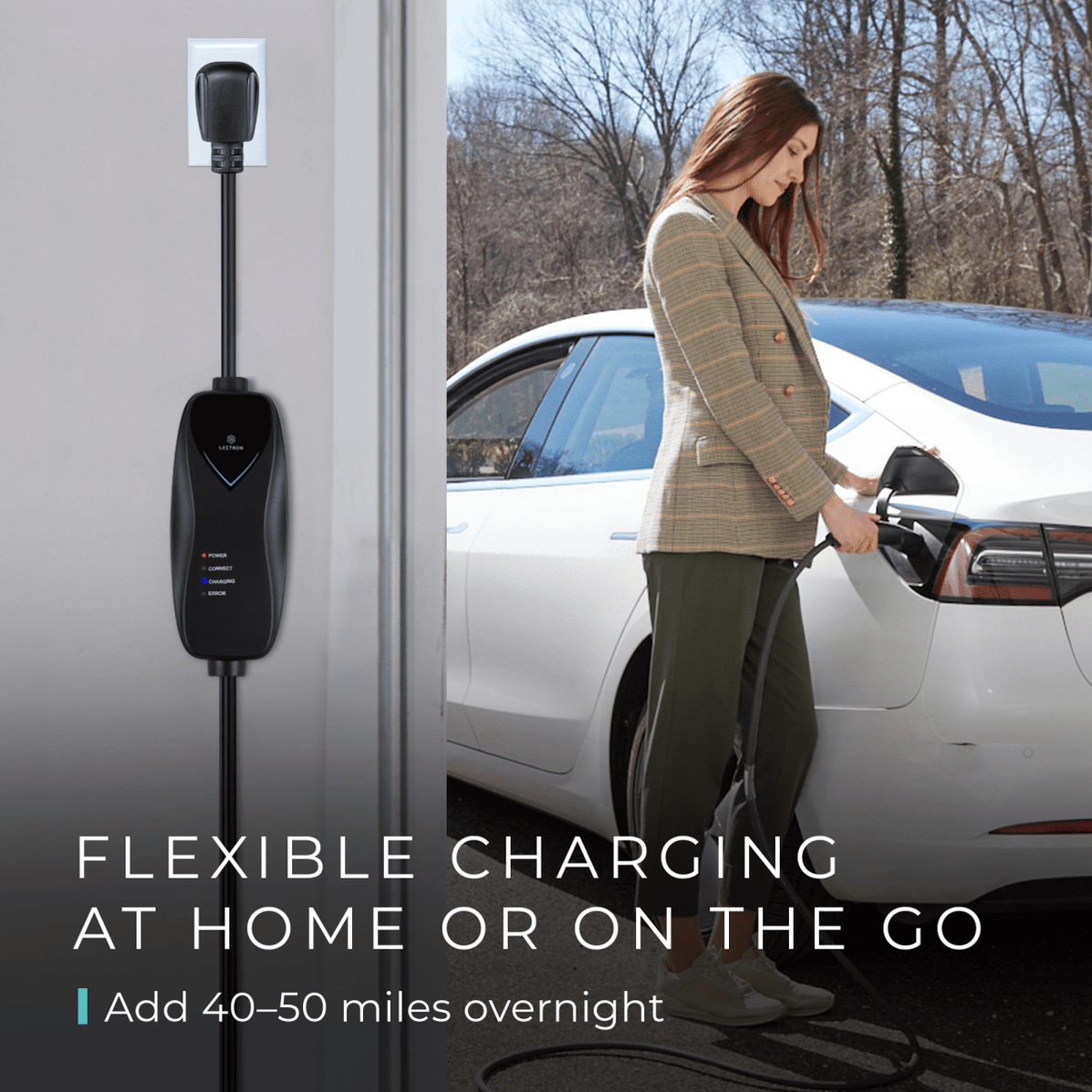 Tesla Level 1 Charger 110V - Compatible for all Tesla Models — Lectron EV