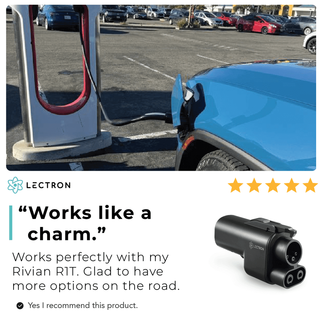 NACS to CCS Adapter - Vortex Plug - 500A, 1000V — Lectron EV