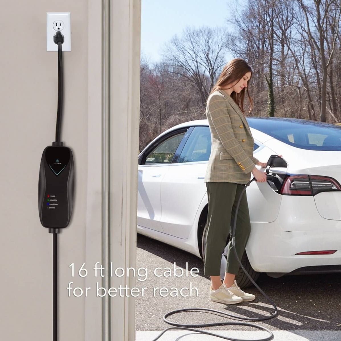 Tesla Level 1 Charger 110V - Compatible for all Tesla Models — Lectron EV