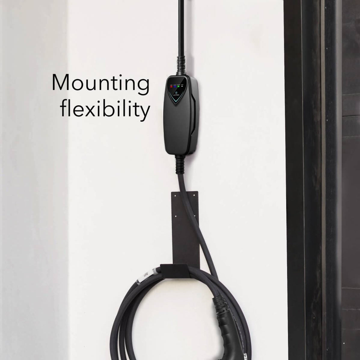Lectron Portable Level 2 J1772 EV Charger + Charger Handle Dock and J ...
