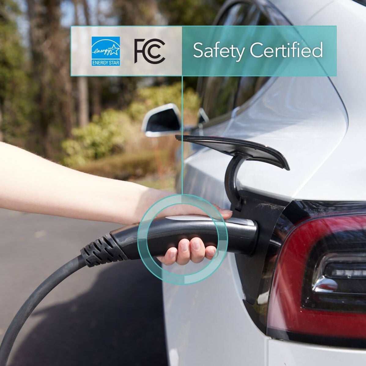 Tesla NEMA 5-15 Plug EV Charger & J1772 to Tesla Adapter — Lectron EV