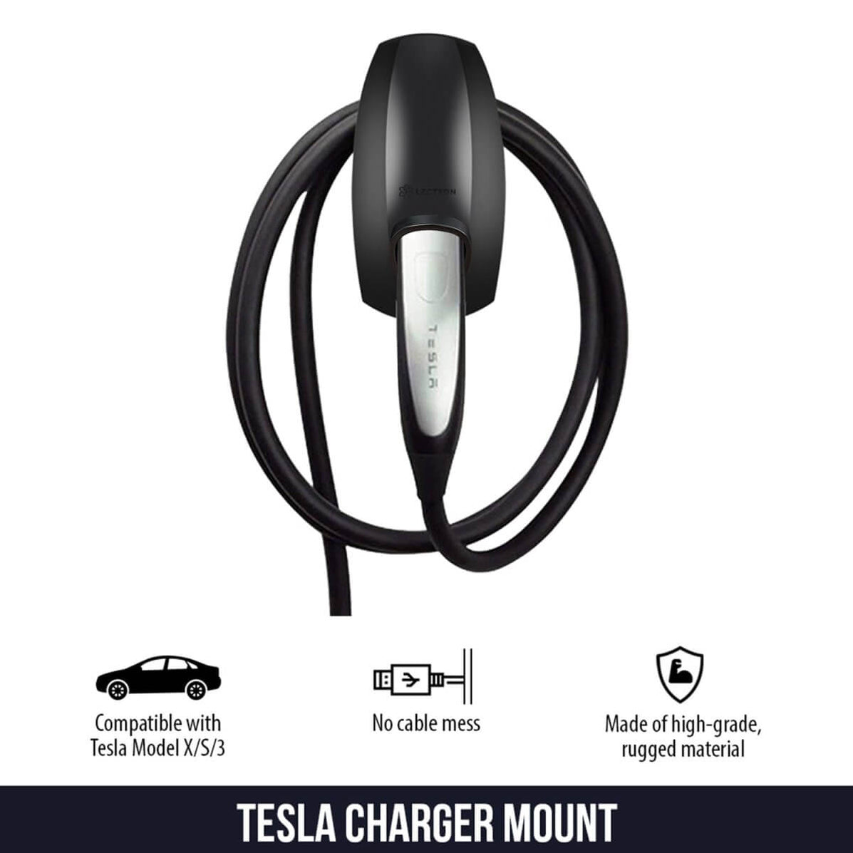 Lectron Portable Level 2 Tesla Charger + Charger Mount Bundle | 240V ...